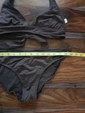 Old Navy | Swim | Super Cute Old Navy Brown Halter Bikini Set Womens ...